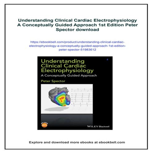 Understanding Clinical Cardiac Electrophysiology A Conceptually Guided ...