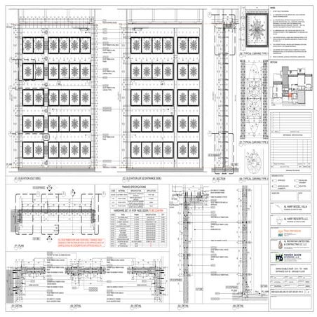 MSD-B223-MDL-MS-GF-ENT-DR-D01-701.0_R0-MAIN DOOR | PDF