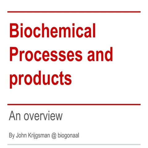 Biochemical processes | PPTX