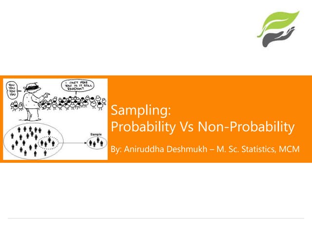 Probability Sampling and Types by Selbin Babu | PPTX