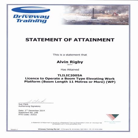 ELEVATED WORK PLATFORM OPERATIONS | PDF