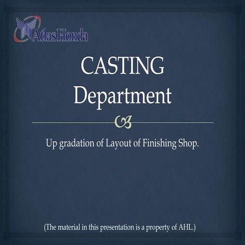 Casting Presentation | PPTX | Technology & Computing