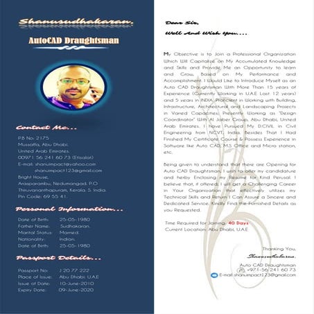 New C.V Shanu | PDF