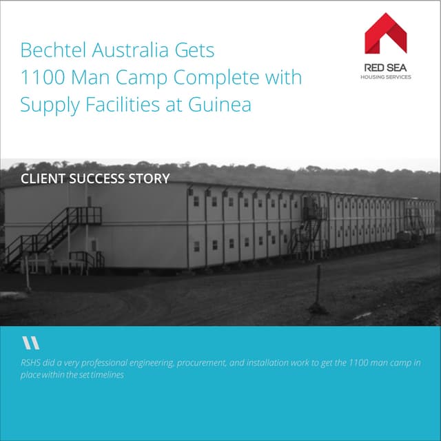 Bechtel Australia - 1100 men camp | PDF