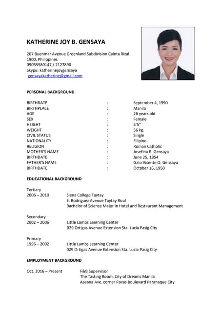 Resume (sample) | DOCX | Education