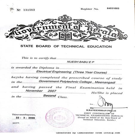 Diploma Electrical | PDF