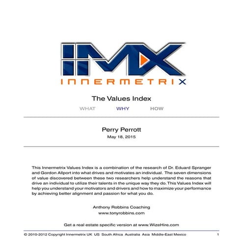 VALUES-Perry_Perrott | PDF