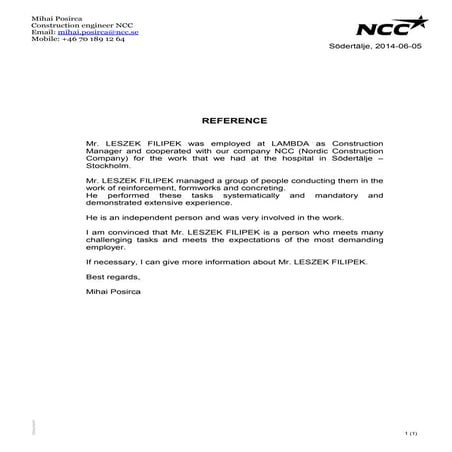 Reference NCC (1) (1) | PDF