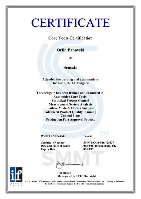 Hilling ICH-GCP Certificate | PDF