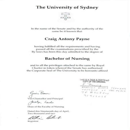USYD Graduation Certificate | PDF