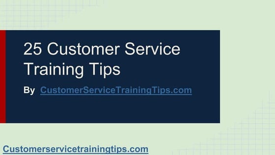 Service advisor training | PPTX
