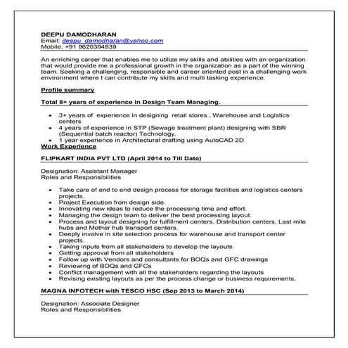 DEEPU DAMODHARAN | PDF