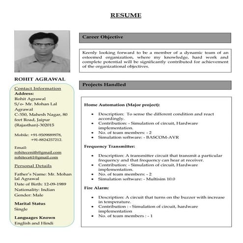 Rohit_Resume | PDF