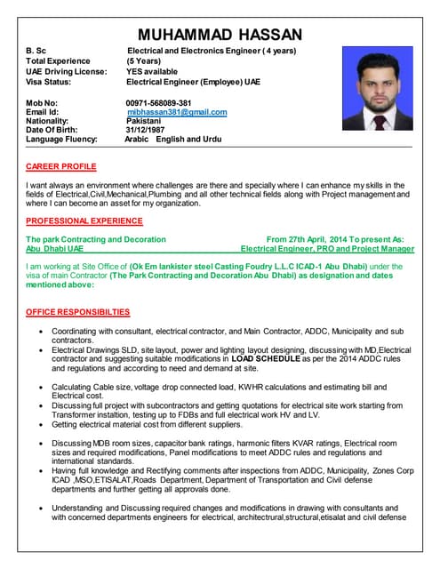 ELV Project Manager CV | PDF
