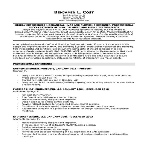 benjamin's resume draft | DOC