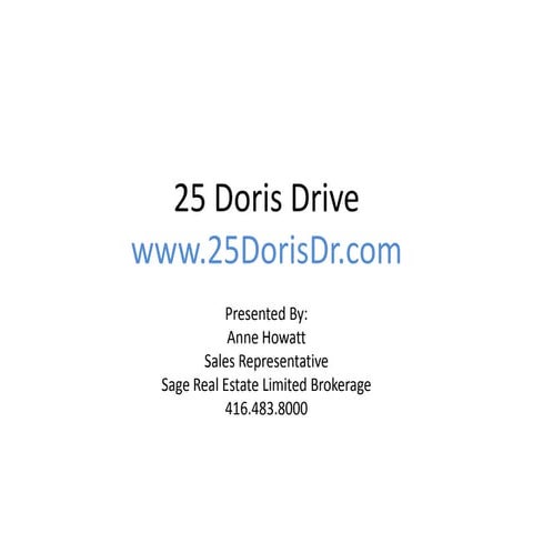 25 Doris Dr | PPT