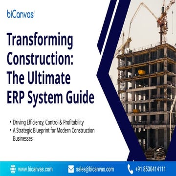 Overcoming Project Delays in Construction with Connected Operations | PPTX