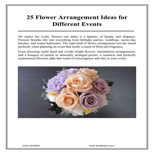 25 Flower Arrangement Ideas for Different Events.docx