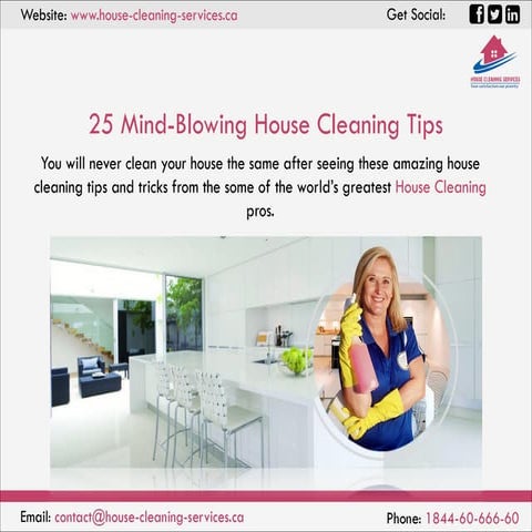 25 house cleaning tips | PPT