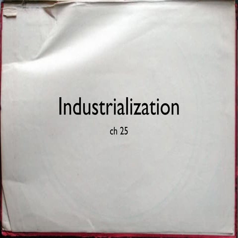 The colonial industrial revolution | PPTX