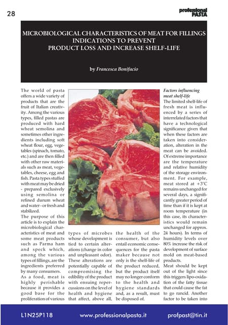 Fermented meat and meat products - Food Biotechnology | PPTX