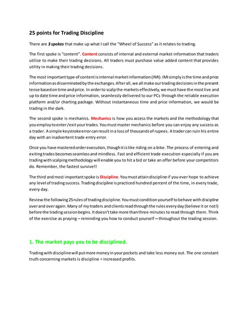 25 rules of_day_trading_2003 | PDF