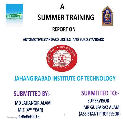 Emission norms- Bharat Stage and Euro | PPTX