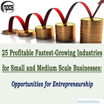 25 Profitable Fastest-Growing Industries for Small and Medium Scale ...