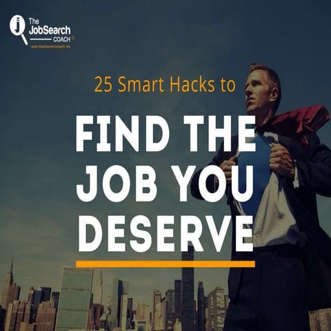 25 smart hacks to generate Job Leads that actually work | PPT