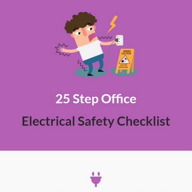25 step office electrical safety checklist | PDF
