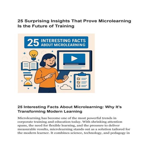 25 Surprising Insights That Prove Microlearning Is the Future of ...