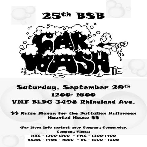 25th BSB Car Wash | PDF