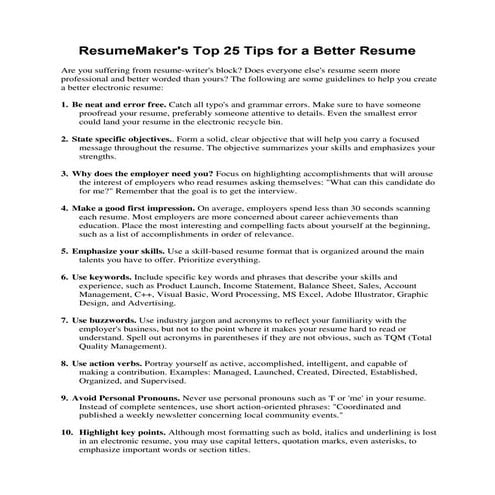 25 Tips for Better Resumes.pdf