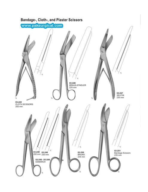 Pak surgical surgical instruments 1 to 25 | PDF