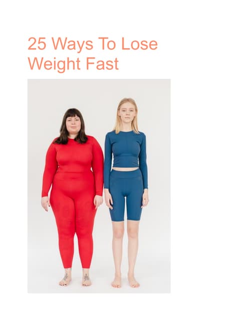 How to lose weight ( power point) | PPTX | Weight Loss | Healthy Living