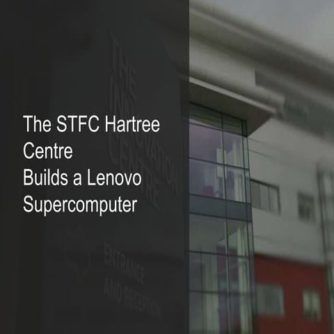 Next Level Supercomputing at STFC Hartree Centre | PPT