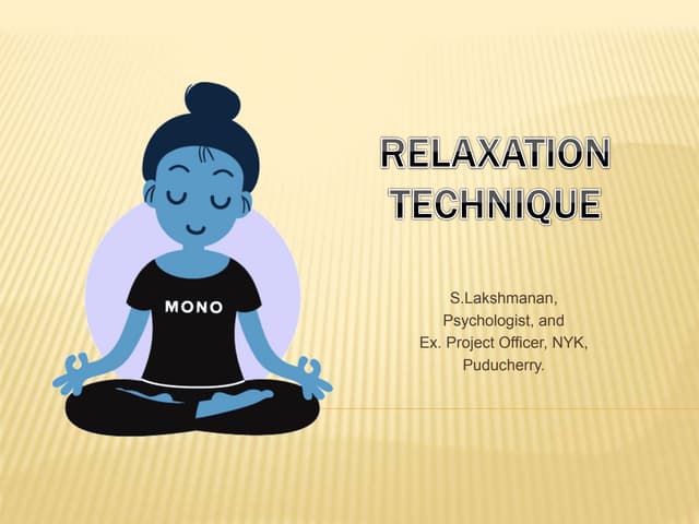 MITCHELL’S RELAXATION TECHNIQUE | PDF