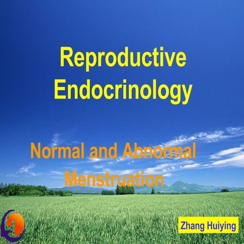 26.2008 Reproductive Endocrinology | PPT