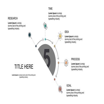 Process Flow Diagram Google Slides Template | PPTX