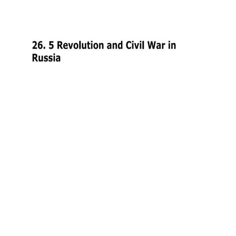 War communism History Lesson grade 11 | PPTX