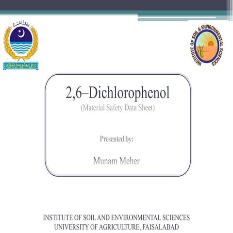 2,6-Dichlorophenol - Material Safety Data Sheet.pptx