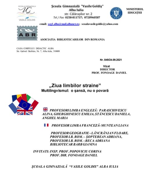 planificare de lunga durata la limba engleza la clasa 8 | DOCX