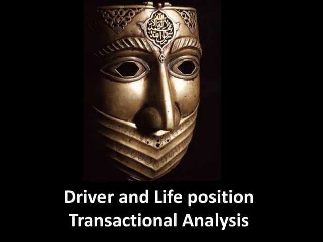Driver and process script types - Transactional Analysis Driver and process script types - Transactional Analysis
