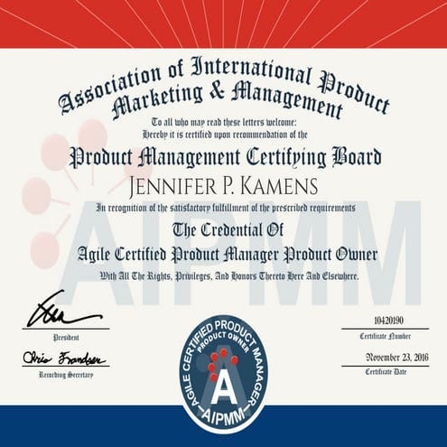 ACPMPO Certification | PDF