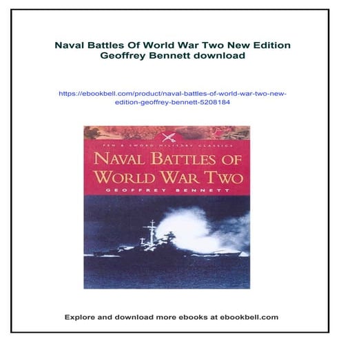 Naval Battles Of World War Two New Edition Geoffrey Bennett | PDF