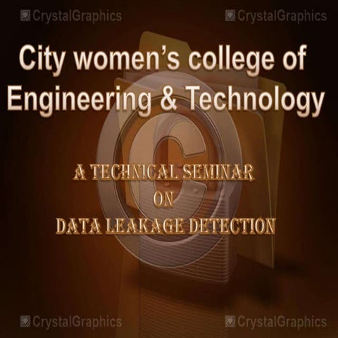 Data Leakage Detection Ppt