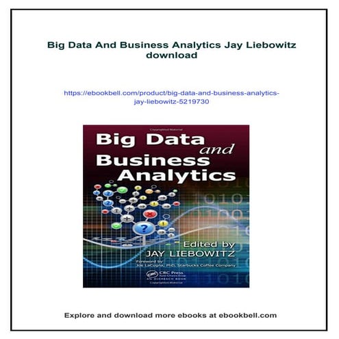 Big Data And Business Analytics Jay Liebowitz | PDF
