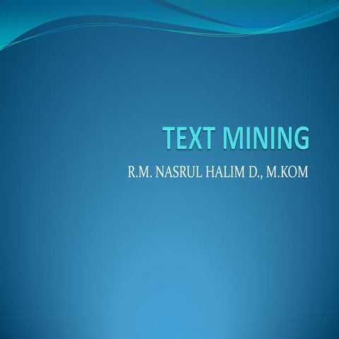 26111 22 text mining | PDF