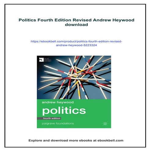 Politics Fourth Edition Revised Andrew Heywood | PDF
