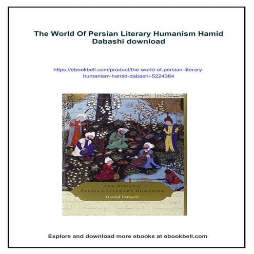 Persian/Iran literature | PPTX